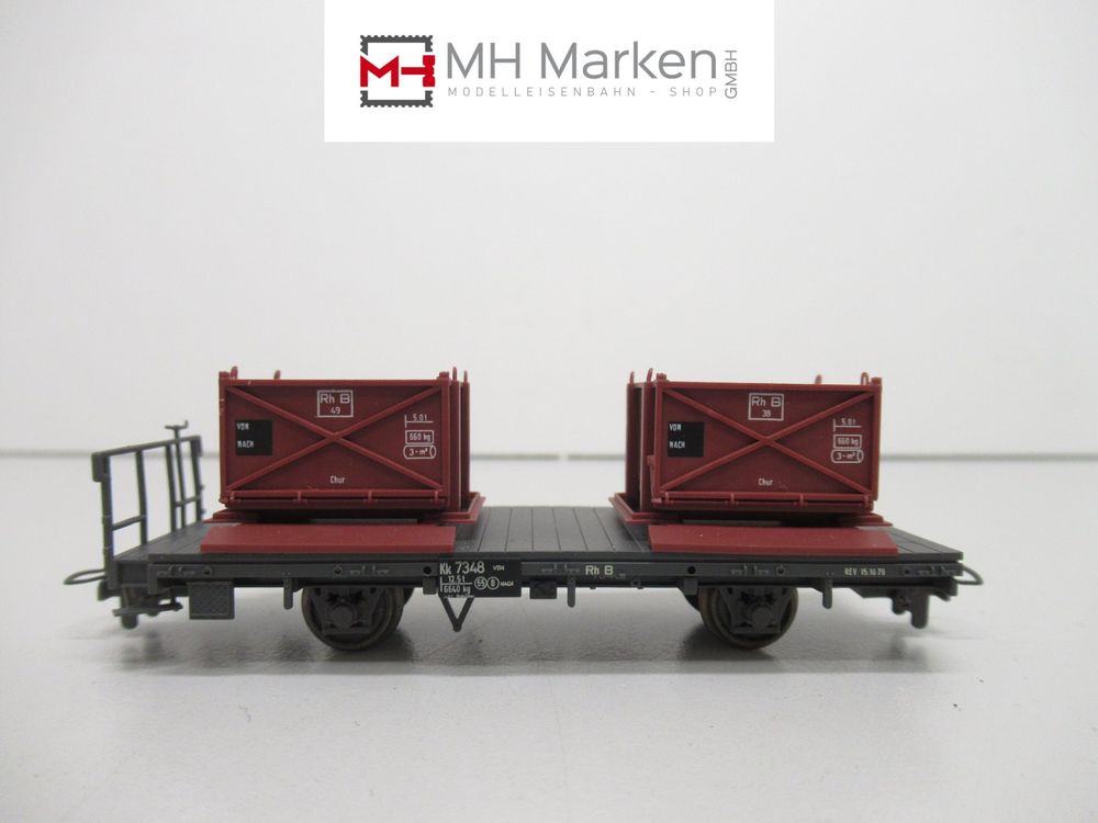 Bemo 2258 Kiesbehälterwagen RhB DC GS H0m | Kaufen auf Ricardo