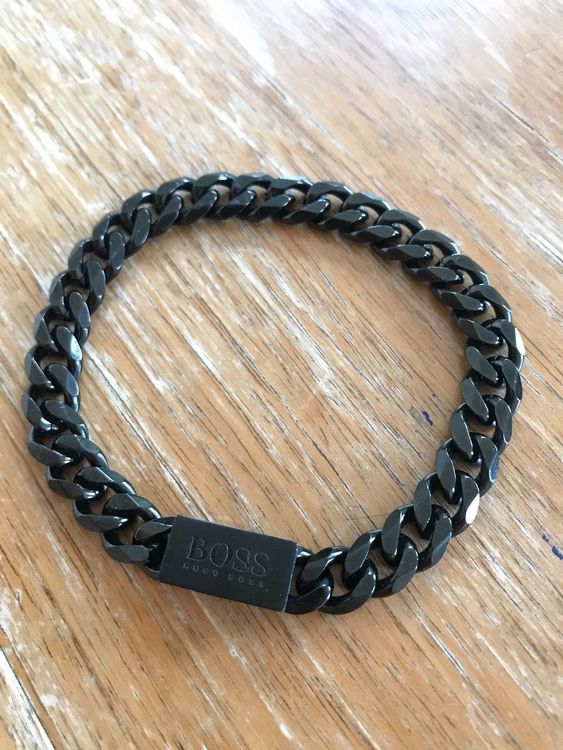 HUGO BOSS - Armband schwarz - CHAIN FOR HIM | Kaufen auf Ricardo