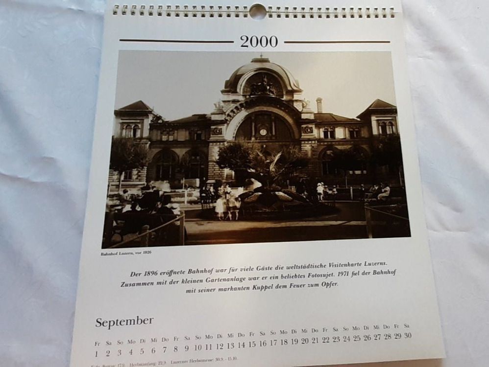 Kalender 2000 Luzern Alte Ansichten (Gebraucht) in Gurtnellen für CHF 4 ...