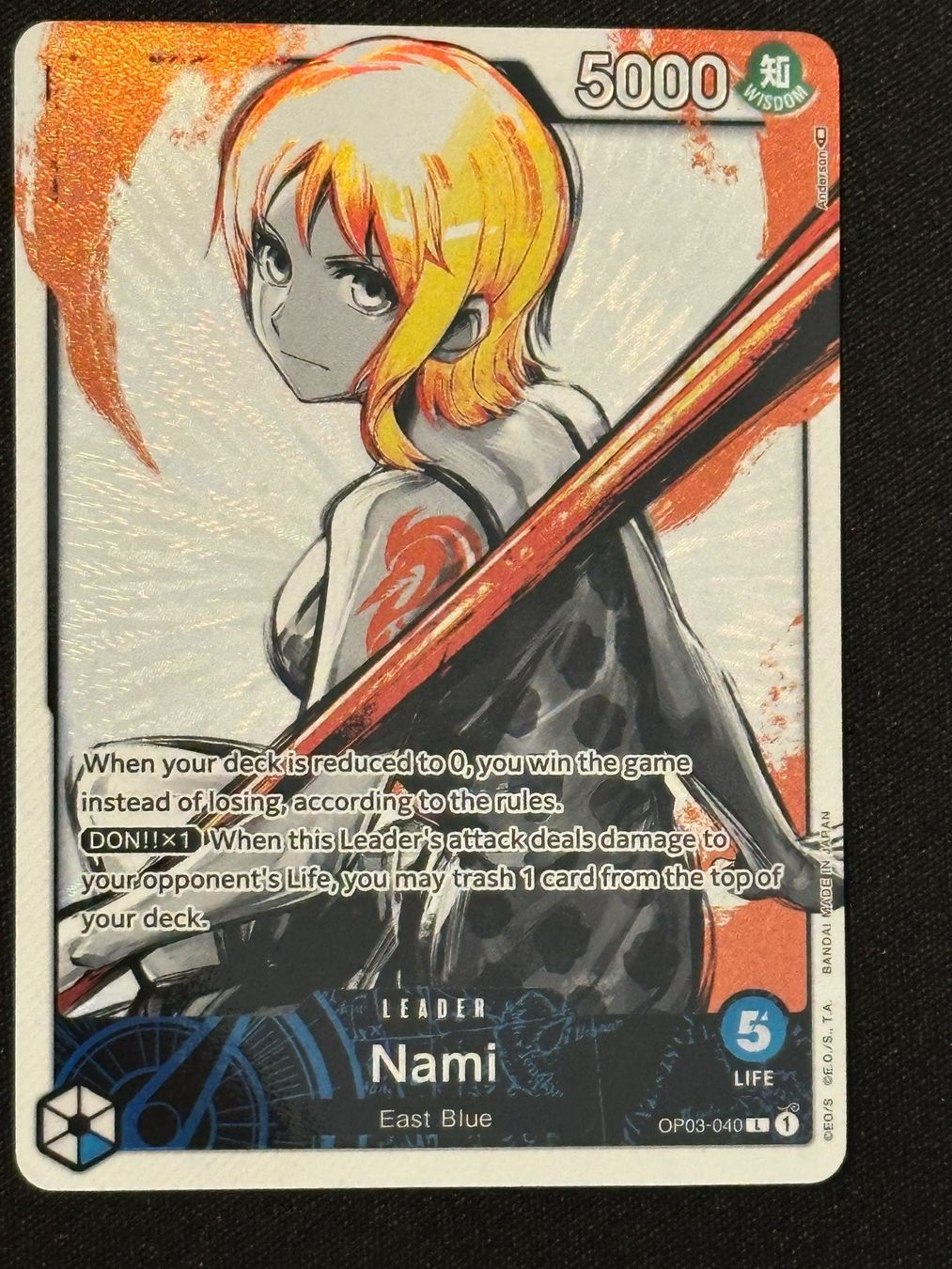 Nami OP03-040 V.2 – One Piece TCG – NM (Gebraucht) in Oberentfelden für ...