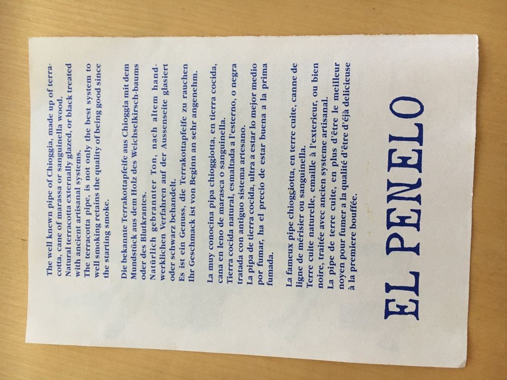 Ab 6.- Schritt Pfeife chioggiotta El penelo vintage retro | Kaufen auf ...