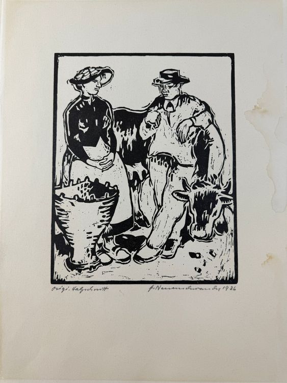 Albert Neuenschwander (1902 -1984) Holzschnitt Handsigniert | Kaufen ...