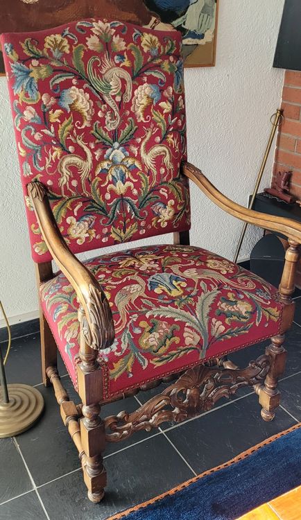 Antiker Gobelin-Stuhl Louis XIII (Gebraucht) in Dinhard für CHF 999 – nur Abholung auf Ricardo ...