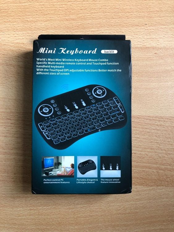 Backlit multimedia keyboard w.touchpad (Neu und originalverpackt) in ...
