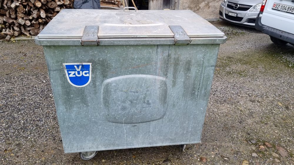 Container Nr 2 Abfallcontainer verzinkt V-Zug 800 Liter (Gebraucht) in Reichenburg für CHF 149 ...