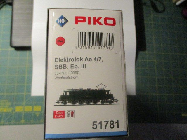 Piko 51781, Ae 4/7 SBB 10990 MFO, III, AC , NEUF (Neu und ...