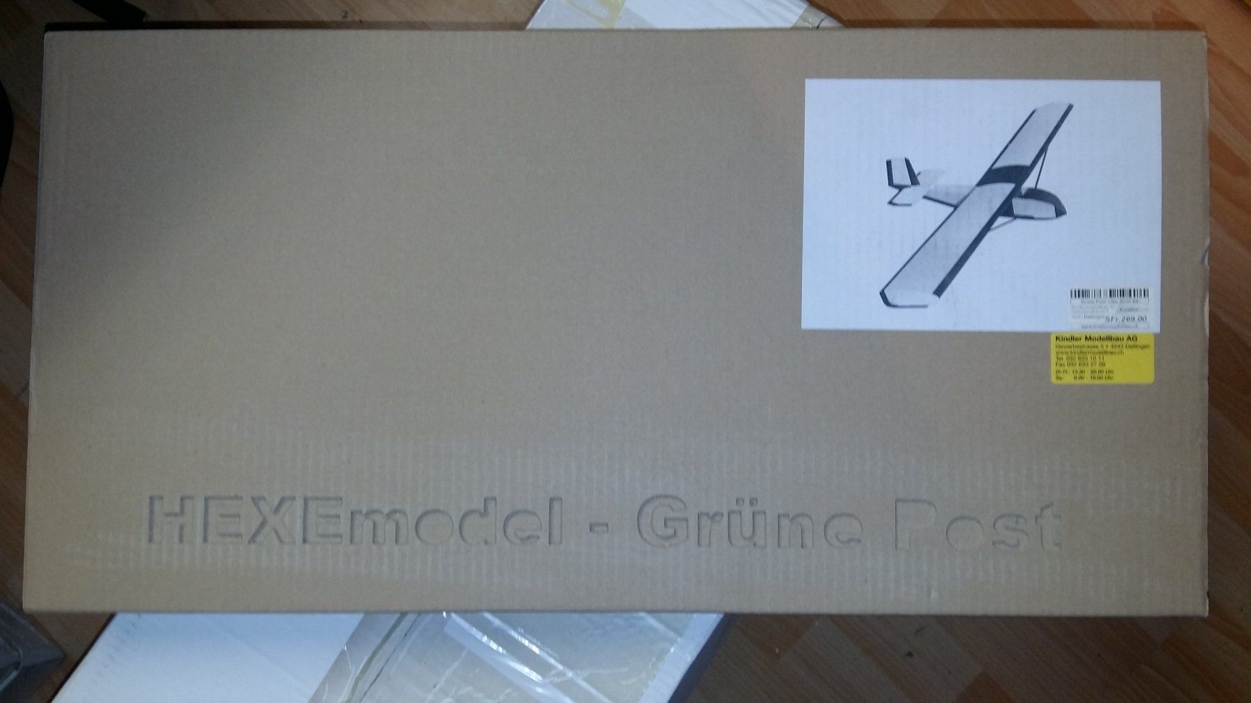 Grüne Post 1/3Segelflugmodell Short-Kit von Hexemodel (Neu und ...