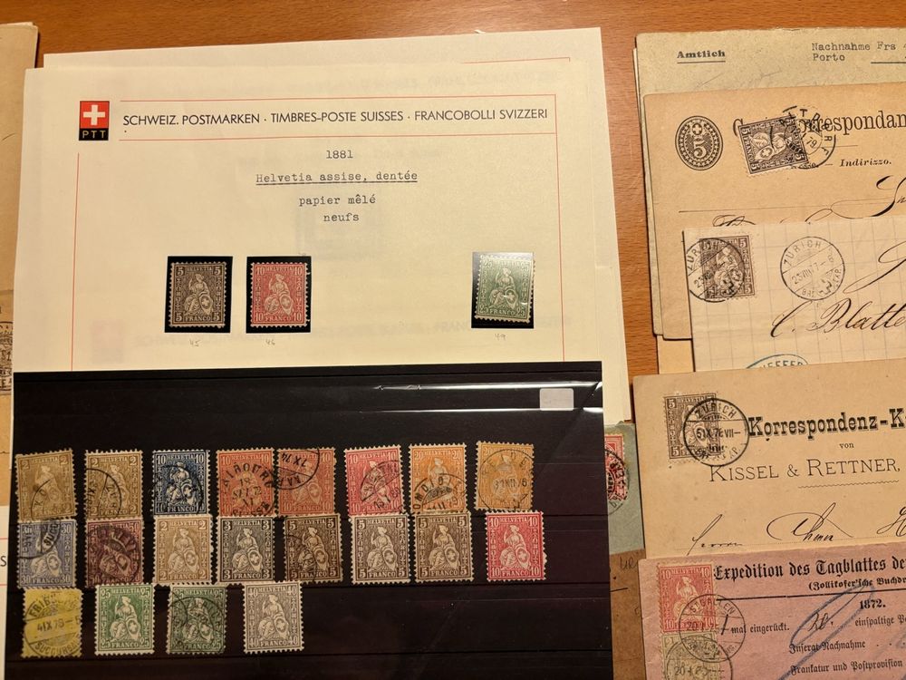 1 schöner Posten Alt Schweiz ab 1850 bis 1950 (D'occasion) à Murgenthal pour CHF 180 – avec ...