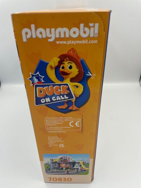 Playmobil 70830 DUCK ON CALL Mobile Einsatzzentrale 80 PC (Neu und ...