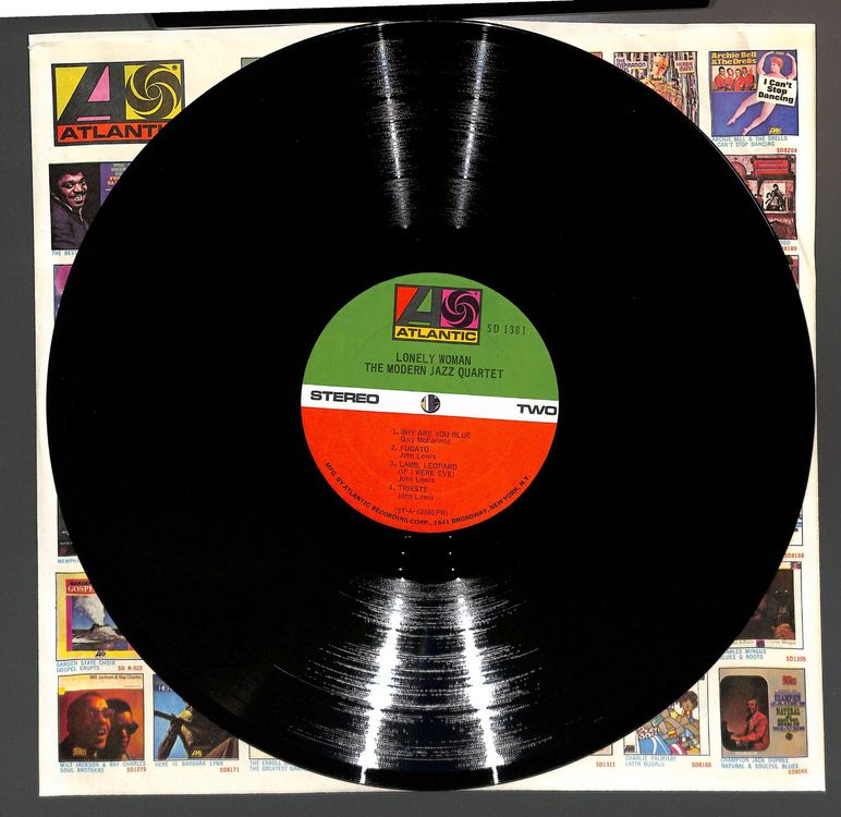 LONELY WOMAN – THE MODERN JAZZ QUARTET – Atlantic 1381 (Neu (gemäss ...