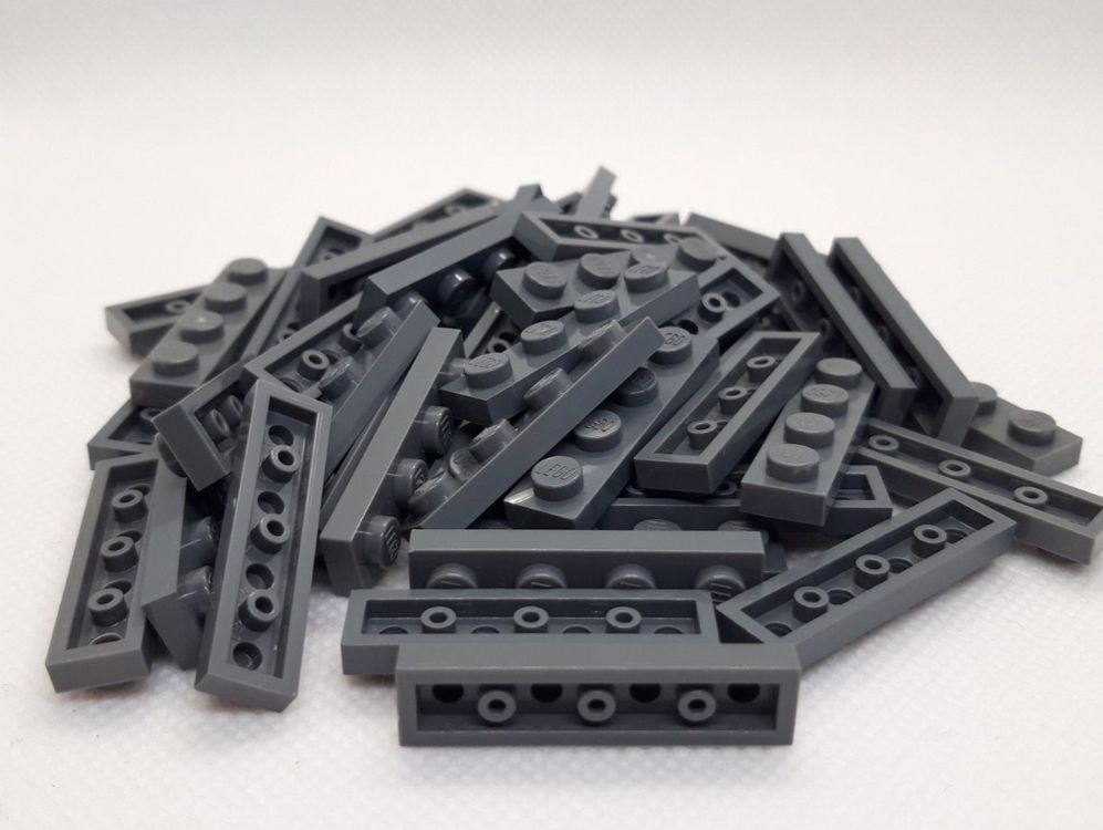 Lego Platten 50 Stk. 1x4 "dark stone grey" (Gebraucht) in Inwil für CHF ...