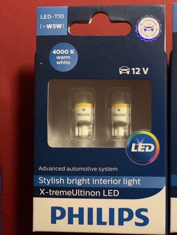 Philips T10 X-tremeUltinon LED 4000K (Neu und originalverpackt) in St ...