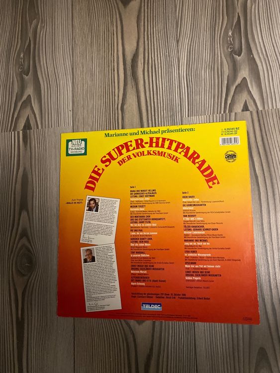 Schallplatte Die Super-Hitparade der Volksmusik LP (Gebraucht) in ...