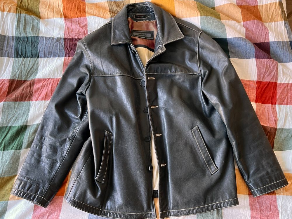Strellson men leather jacket/ Herren Lederjacke | Kaufen auf Ricardo