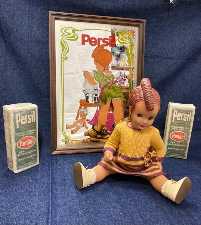 Persil Puppe mit Spiegel und 2 Packungen Waschpulver (Gebraucht) in ...