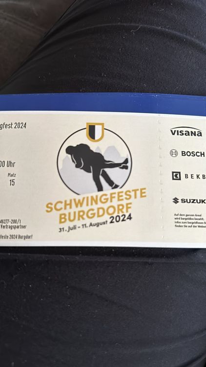 2 Tickets Emmentalisches Schwingfest (Neu und originalverpackt) in Walperswil für CHF 60 – nur ...