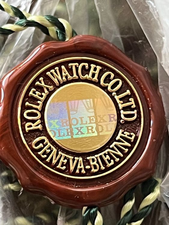 ROLEX seal red Chronometer with hologram, set of + 700 Gramm (Gebraucht ...