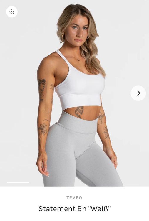 Teveo Statement Sport BH Weiss | Kaufen auf Ricardo