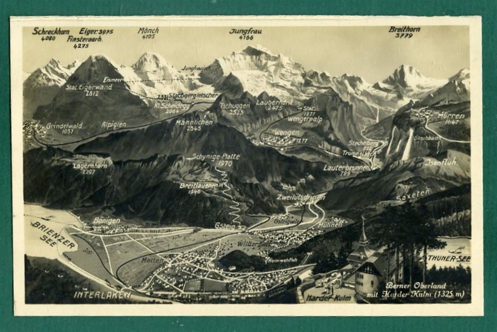 Berner Oberland mit Harder-Kulm (Gebraucht) in Sargans für CHF 1 – mit Lieferung auf Ricardo kaufen