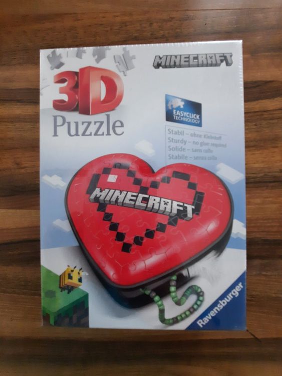 3D Puzzle "Minecraft Herz", NEU | Kaufen auf Ricardo