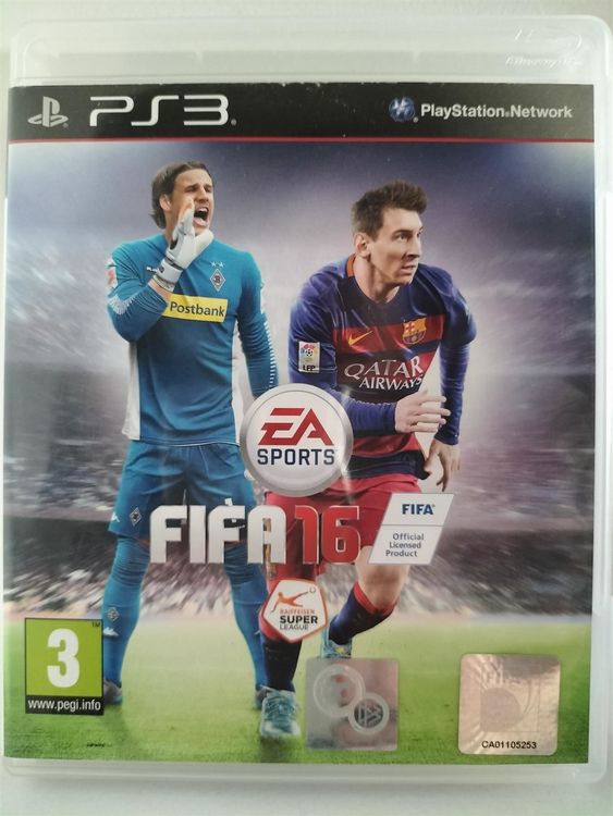 FIFA 16 (PS3) (Gebraucht) in Nürensdorf für CHF 8 – mit Lieferung auf ...