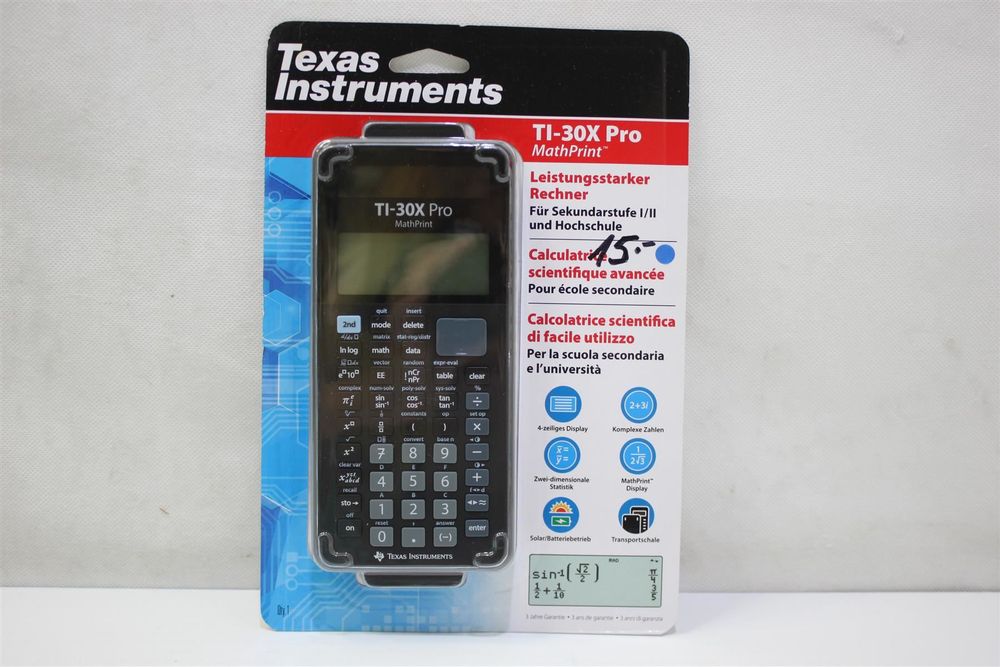 TEXAS INSTRUMENTS TI-30X Pro (RicX4940) (Neu und originalverpackt) in ...