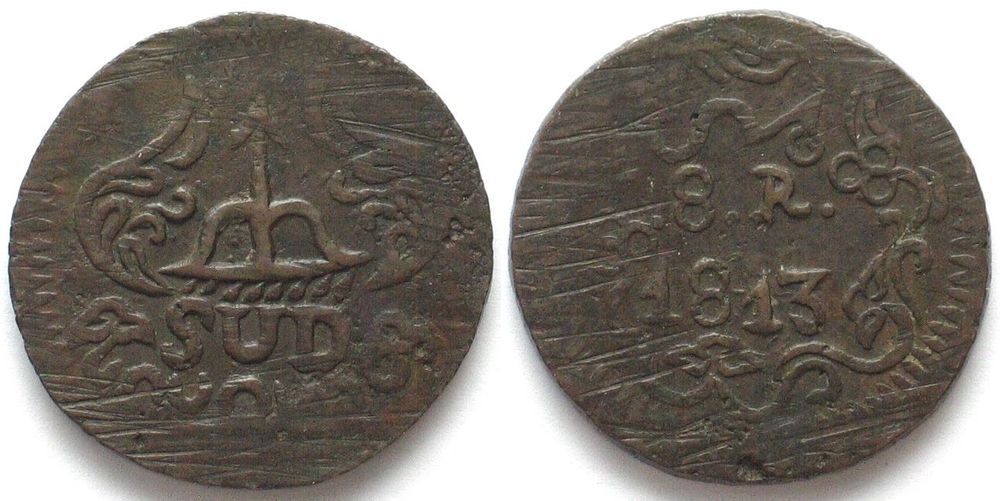 MEXIKO 8 Reales 1813 SUD General Morelos Kupfer Rar! | Kaufen auf Ricardo