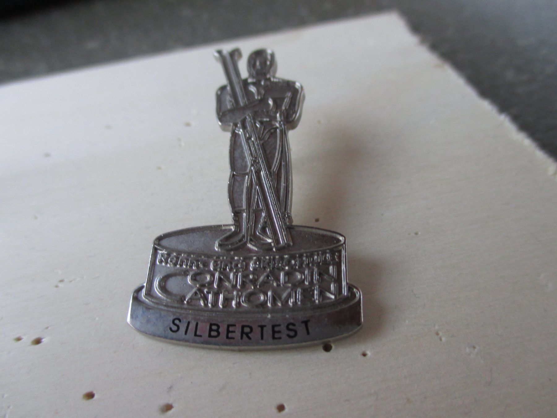 Renn und Ski Schule Conradin Cathomen Silber Test Pin (Neu (gemäss ...