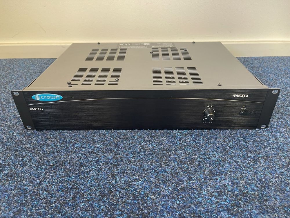 Crown 1160A Amplifier (Gebraucht) in Au ZH für CHF 35 – mit Lieferung ...
