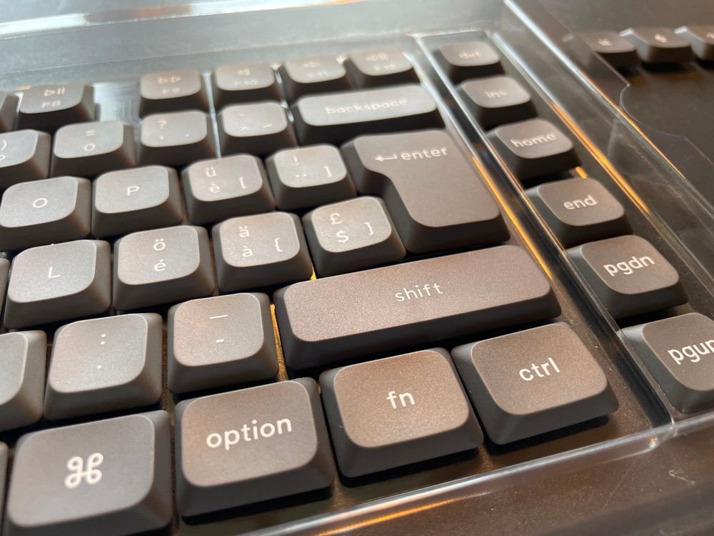 Keycaps für Keychron K1 Max (low profile) - ISO CH Layout (Neu (gemäss ...