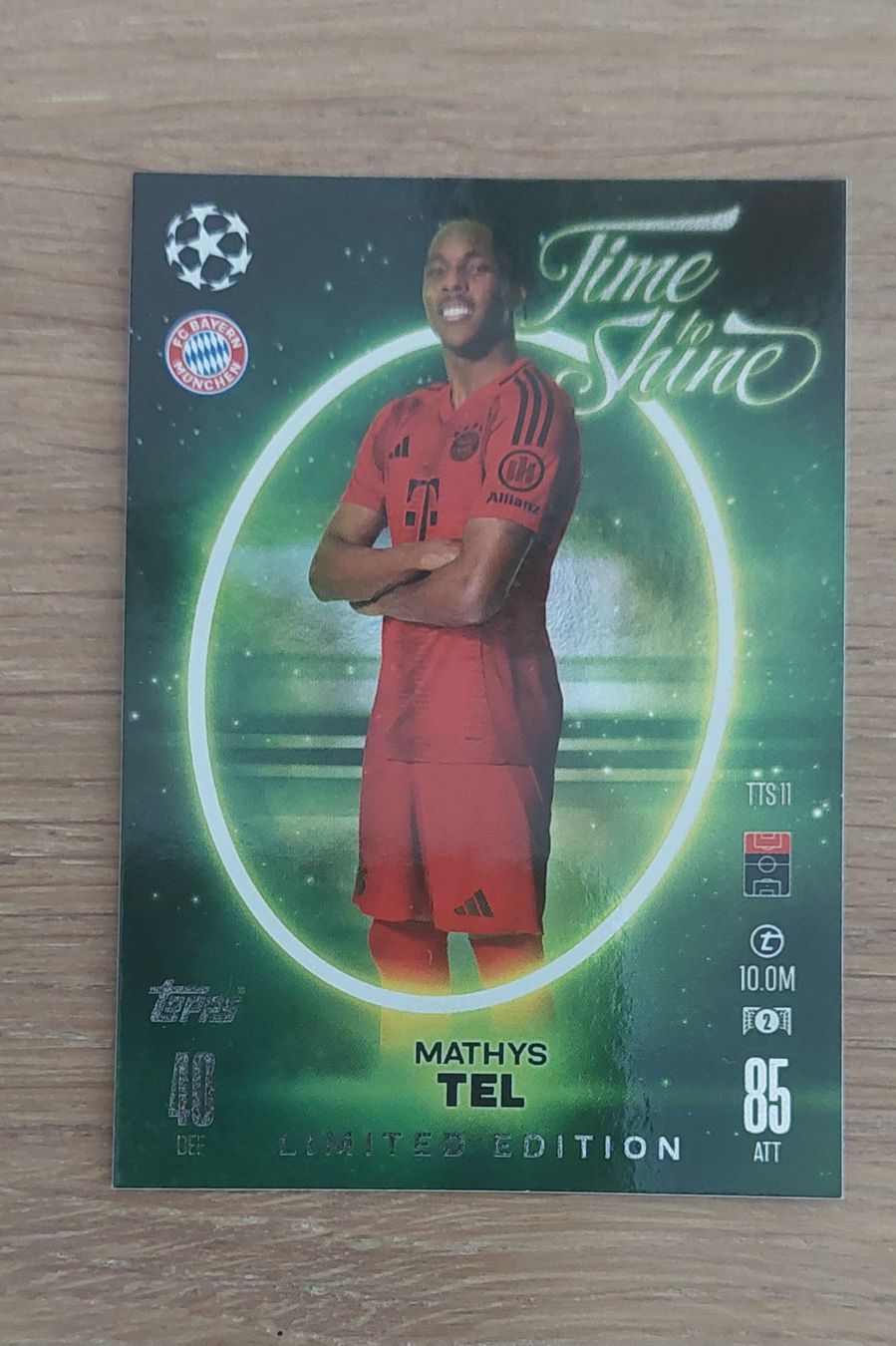 Topps Match Attax - Mathys Tel - Limited Edition - FC Bayern (Gebraucht) in Hochdorf für CHF 3 ...