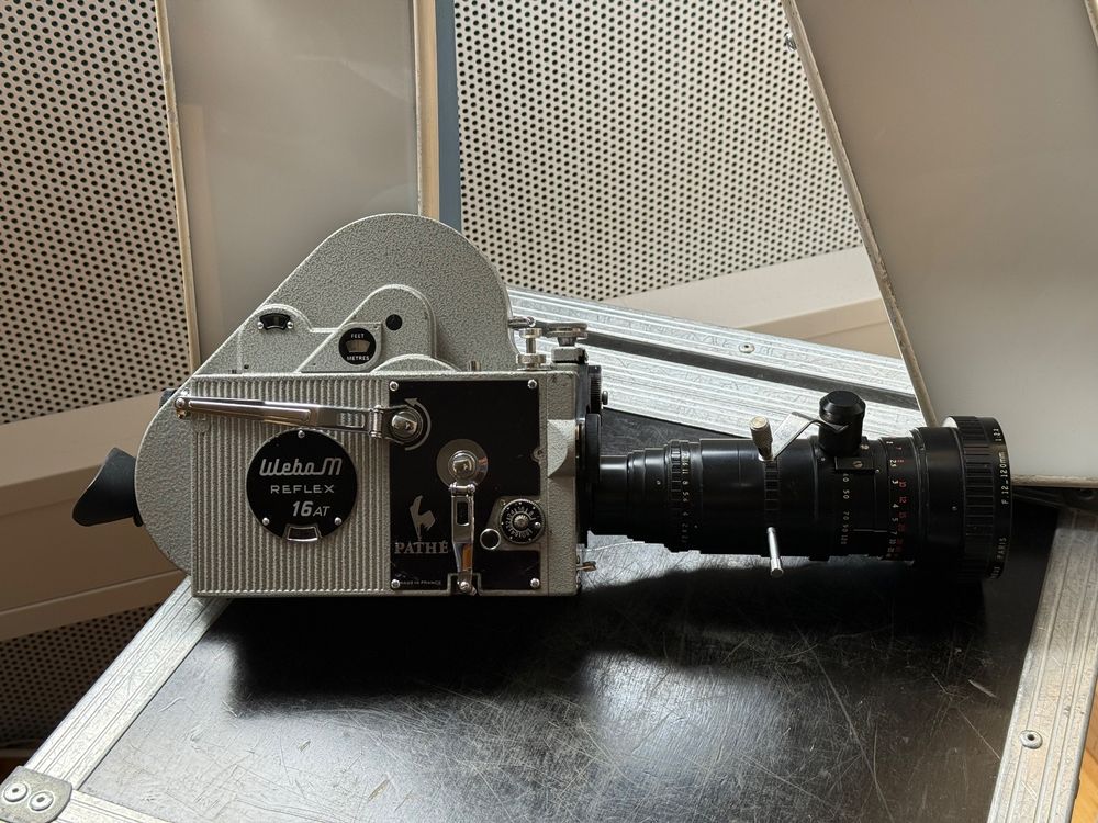 Camera reflex 16mm Pathé webo et Angenieux zoom 12-120mm (D'occasion) à ...