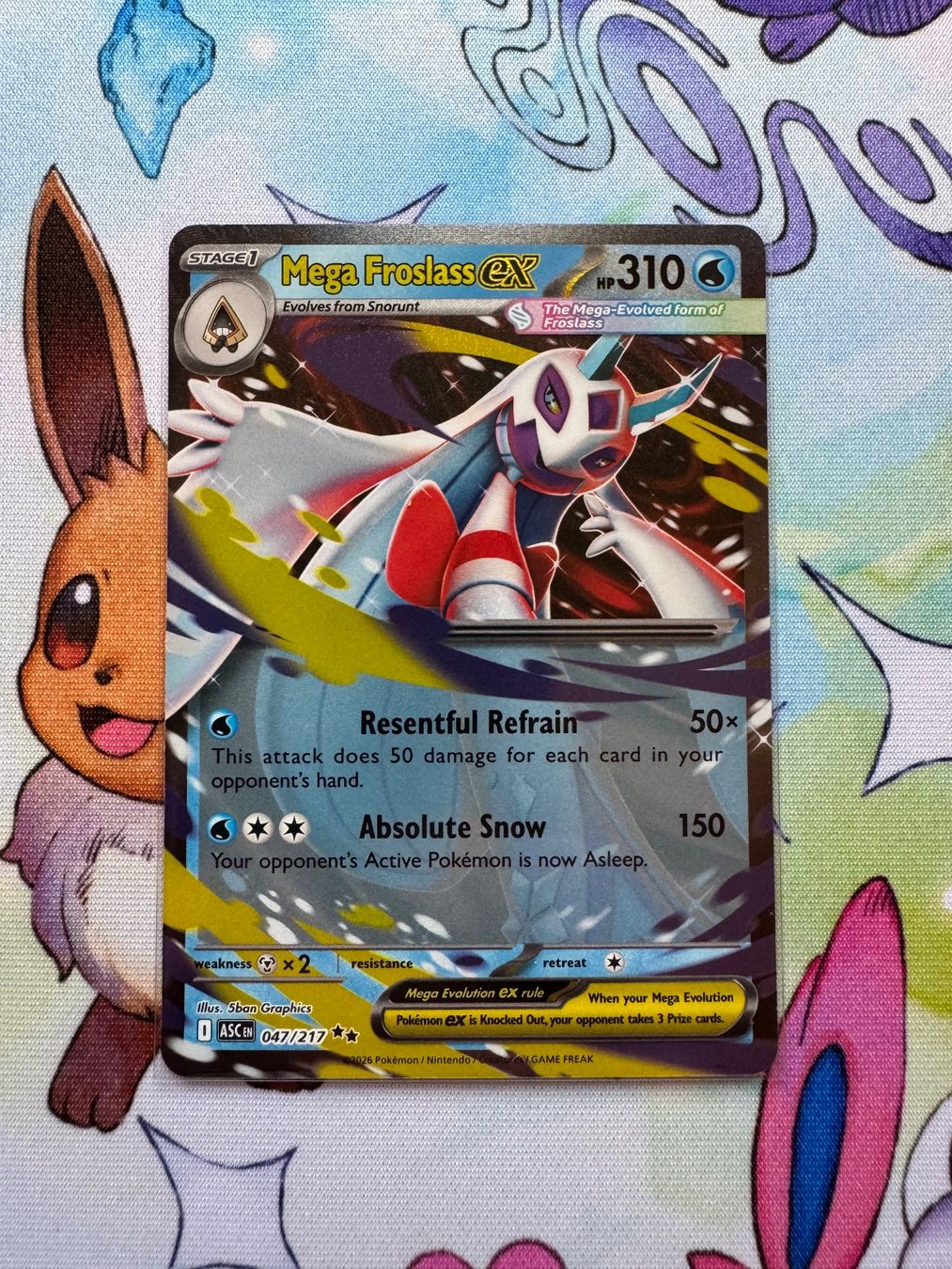 Pokemon Mega Froslass ex Ascended Heroes 047/217 englisch (Gebraucht ...