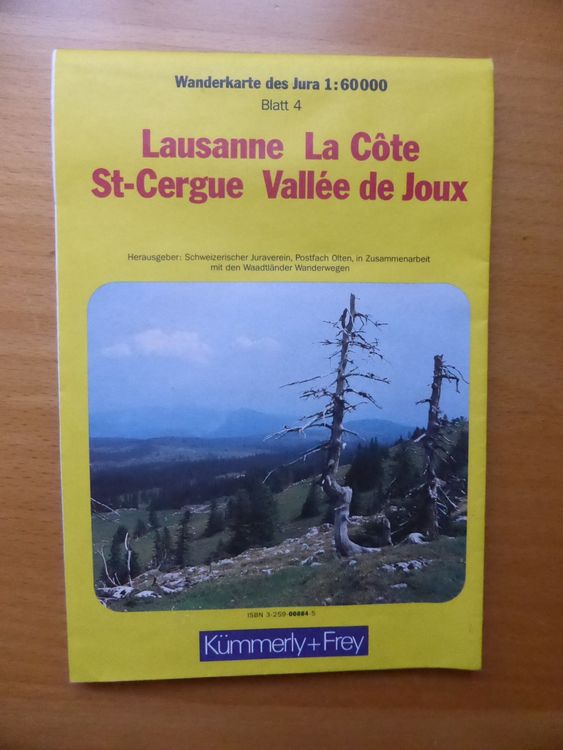 Wanderkarte La Côte -Vallée de Joux - Kümmerly+Frey 1:60'000 (Neu (gemäss Beschreibung)) in ...