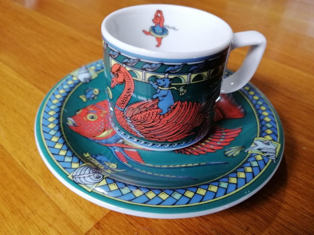 Bopla Espressotasse Wildlife Schwan grün (Gebraucht) in Burg AG für CHF ...