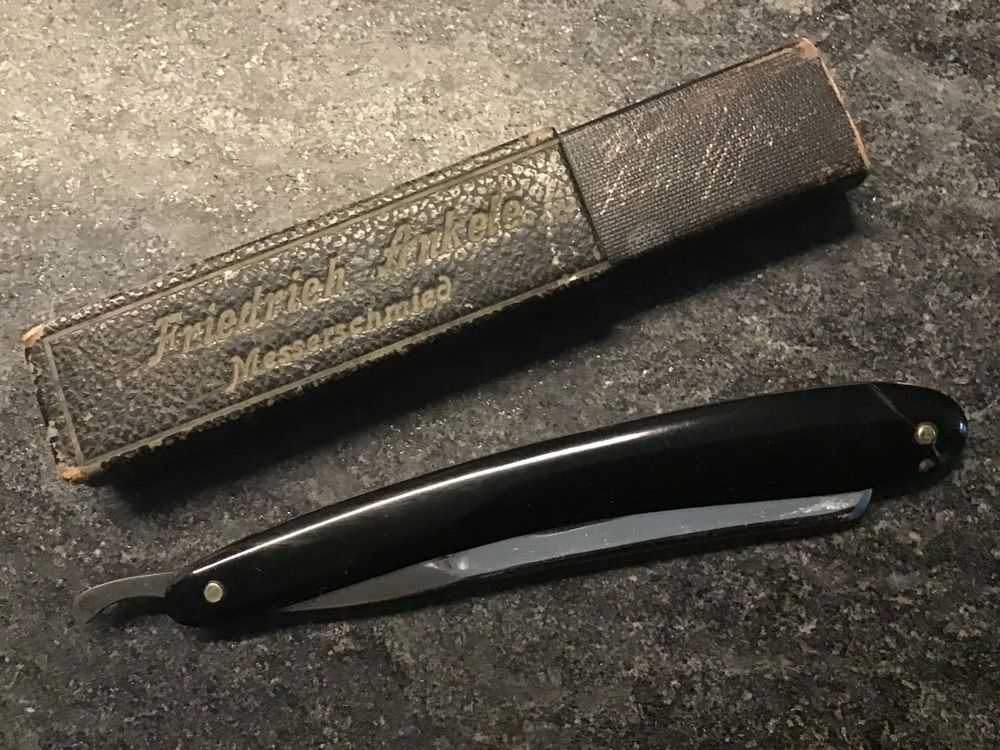 Vintage Rasiermesser "FRIEDRICH ANKELE" Klinge neu (Neu (gemäss ...