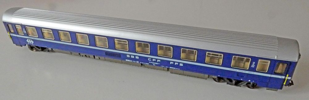 ROCO SBB Eurofima Liegewagen, Typ Bcm, Epoche IV, dunkelblau (Gebraucht) in Wettingen für CHF 15 ...