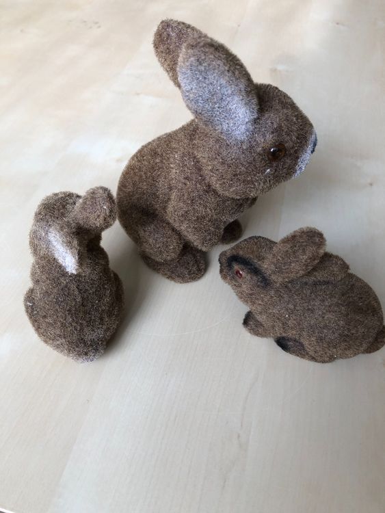3 Deko-Hasen | Kaufen auf Ricardo 3 Deko-Hasen | Kaufen auf Ricardo