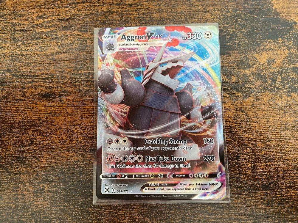 Aggron VMax EN - Brilliant Stars (Neu (gemäss Beschreibung)) in Aarberg ...