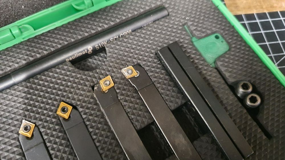 7 Teile Wendeplatten - Drehstahlset 10 mm (Gebraucht) in Muri b. Bern ...