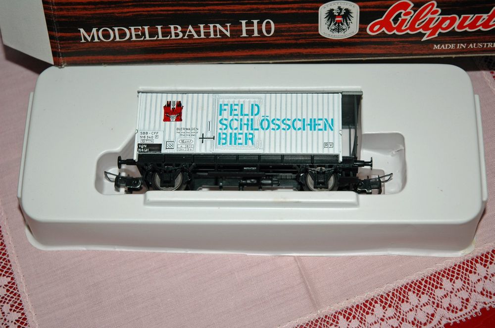 Liliput 24951 / SBB Feldschlösschen Bierwagen / H0 (Neu und originalverpackt) in Tecknau für CHF ...