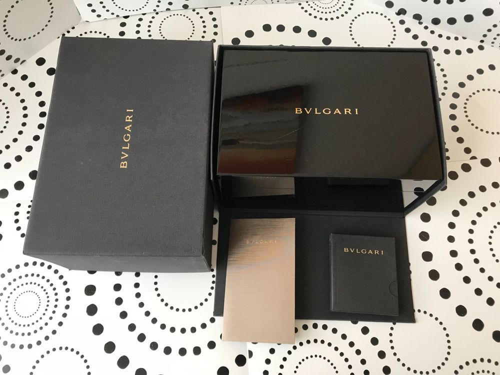 BULGARI BVGARI ORIGINAL LUXUS WATCH BOX ECRIN SCHACHTEL !!! (Gebraucht ...