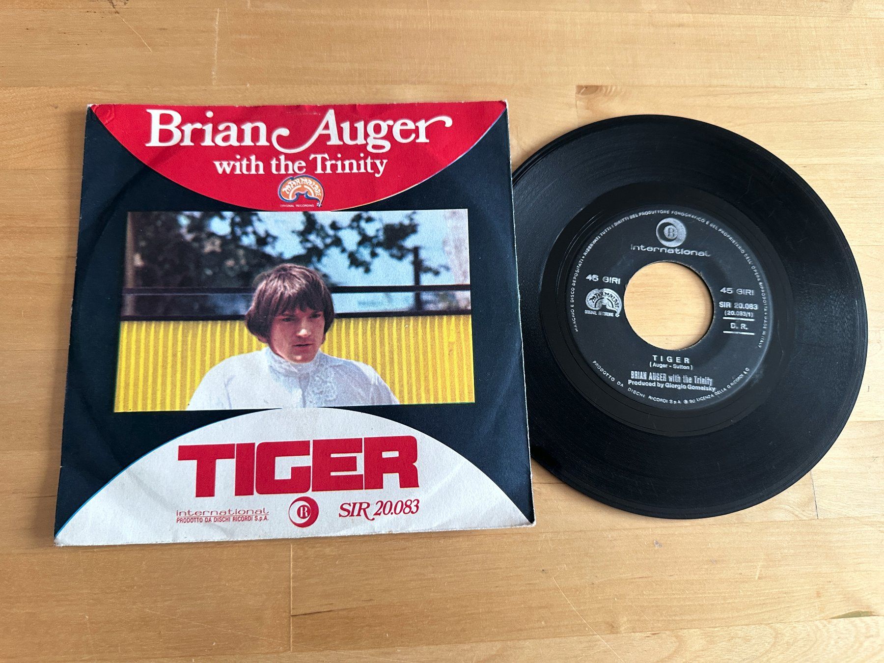 BRIAN AUGER WITH THE TRINITY rare Single Tiger Psychedelic (Gebraucht ...