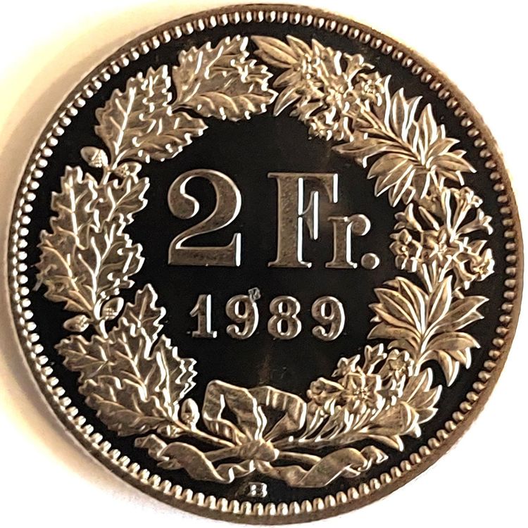 2 Franken 1989 stgl. | Kaufen auf Ricardo