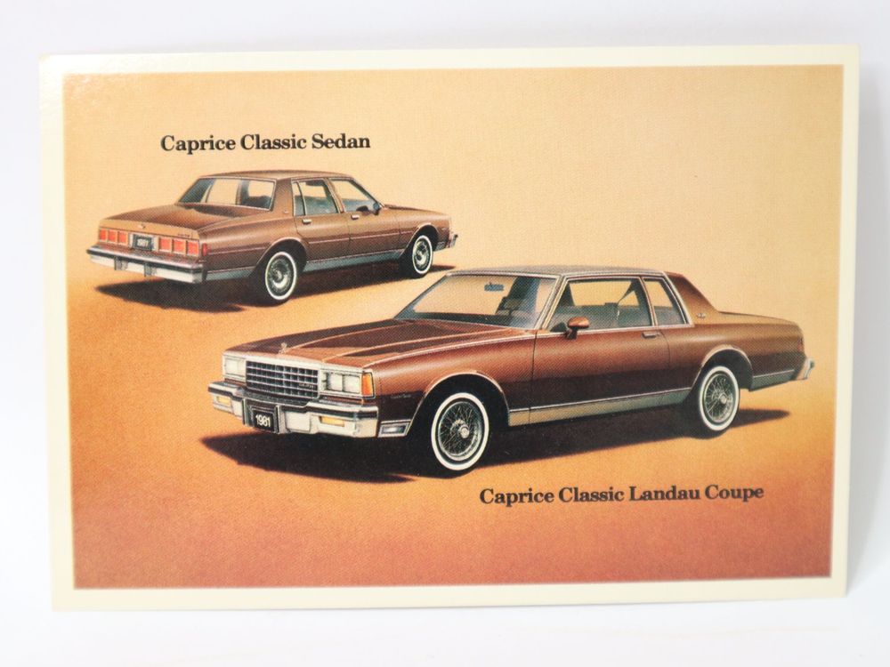 AK 1981 Chevrolet Caprice Classic Landau Coupe (Neu (gemäss ...