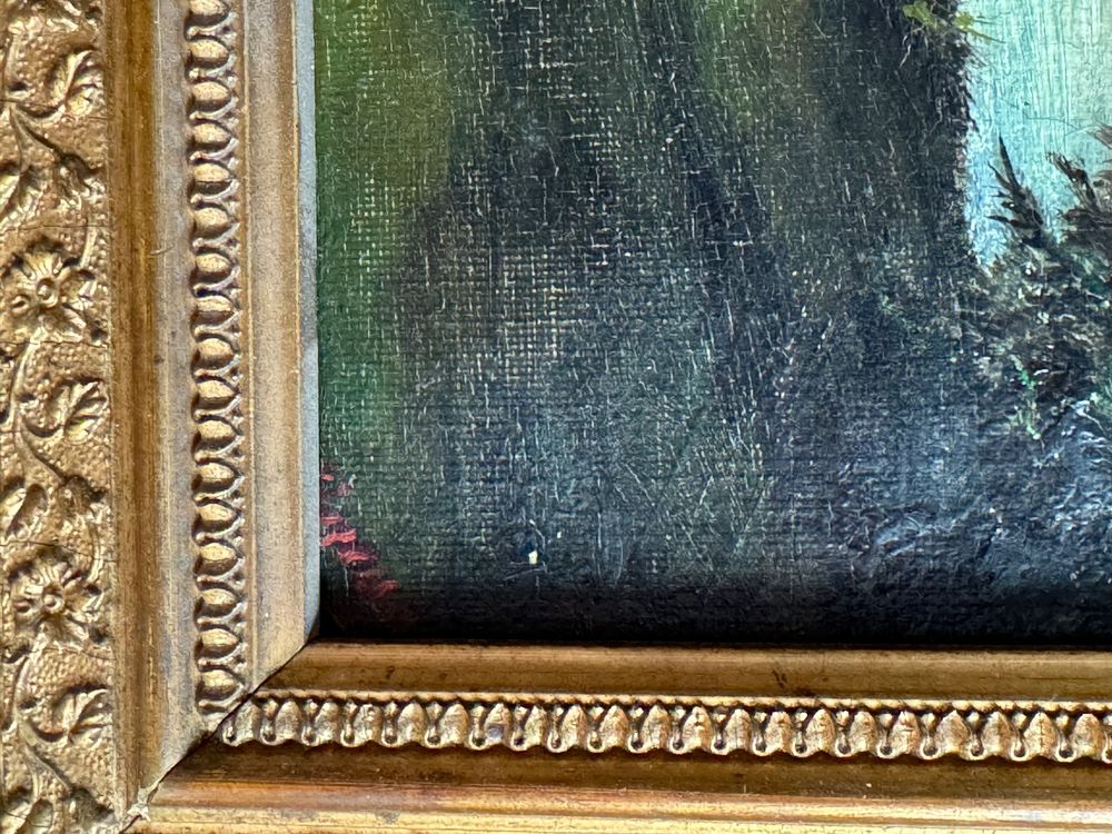 Signature illisible, ecole romantique suiss, huile sir toile (Gebraucht) in Genève für CHF 52.5 ...