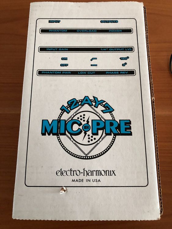 ELECTRO HARMONIX 12AY7 Mic-Pre Röhren-Mikrofon-Vorverstärker (Gebraucht ...