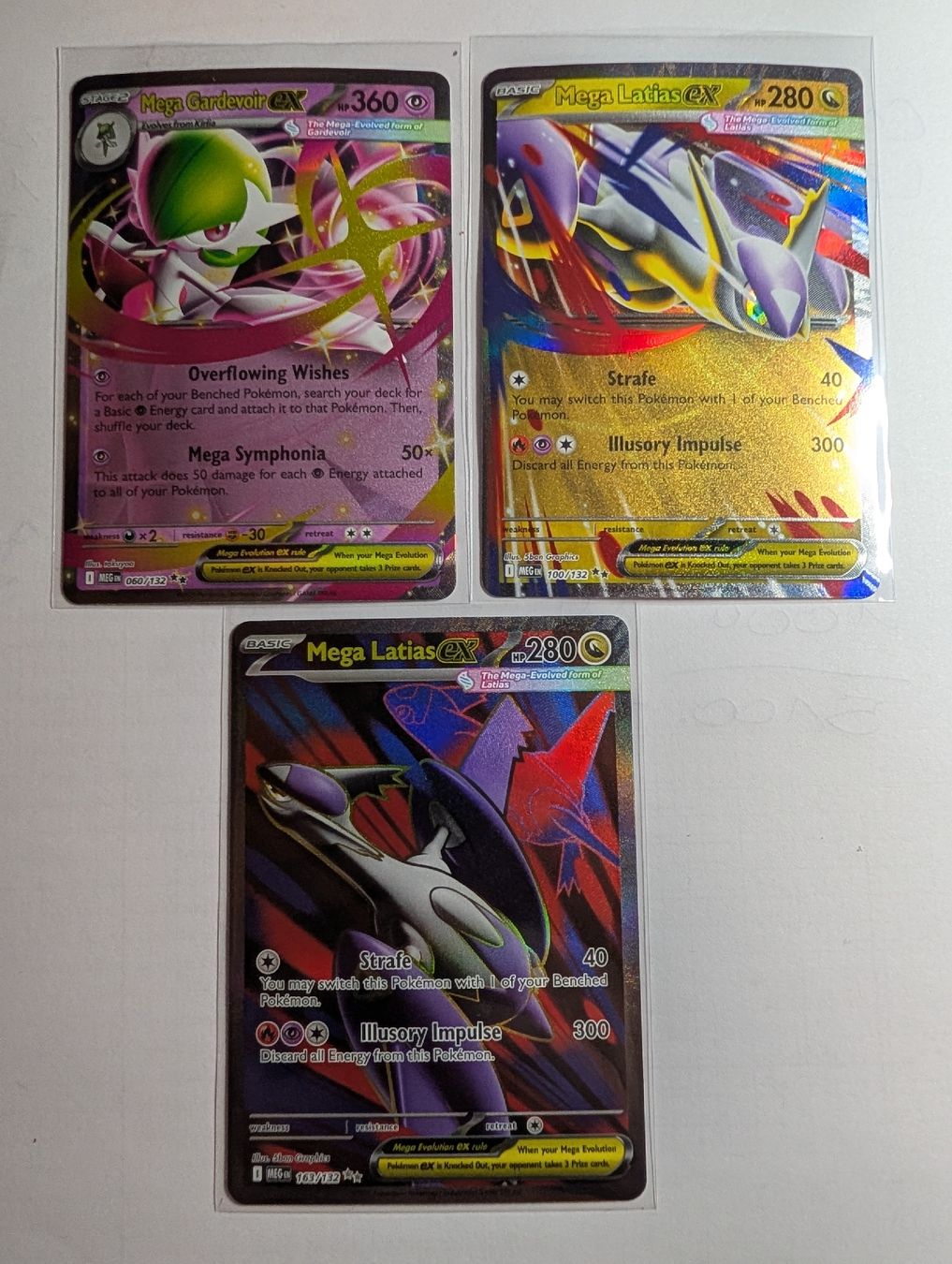 Pokemon 3 Karte Mega Latias, Gardevoir aus Mega Evolution (Neuf (Voir ...