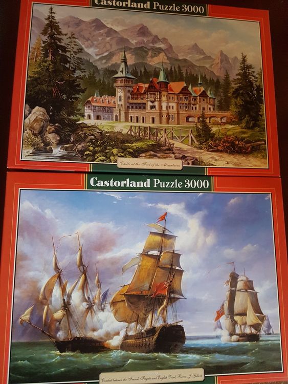 Puzzle 3000 Stück 2x Castorland (Gebraucht) in Giebenach für CHF 10 ...