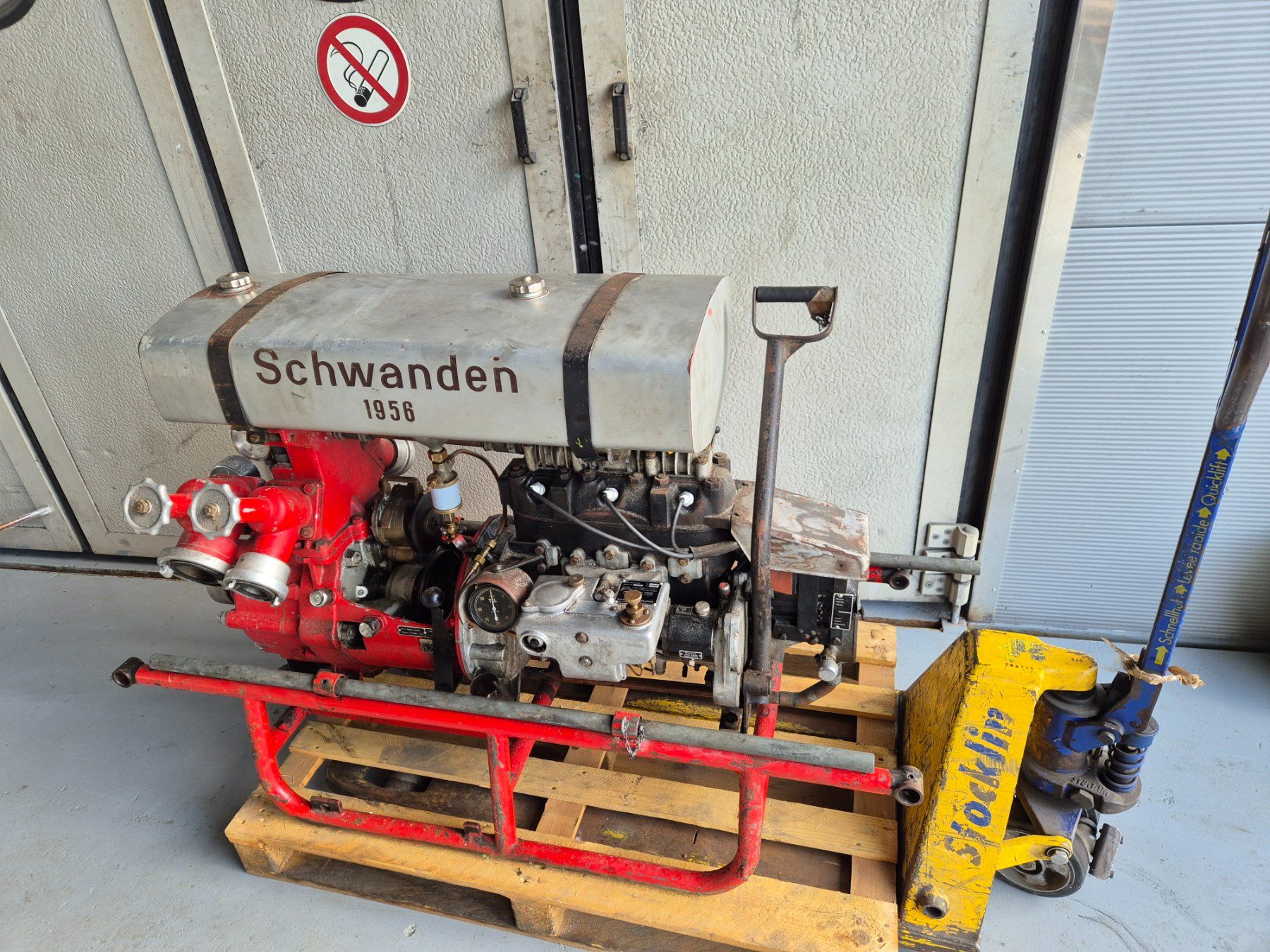 Feuerwehrpumpe Schwanden 1956, Vogt-Pumpe (Gebraucht) in gossau für CHF 168 – nur Abholung auf ...